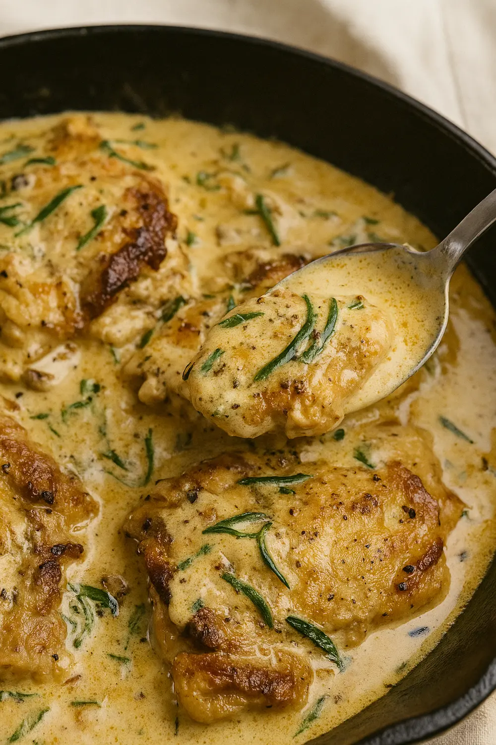 Easy Creamy Tarragon Chicken