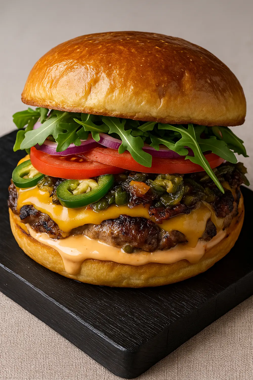 Smoky Chipotle Burger With Ground Beef